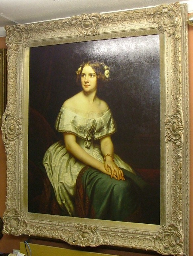 Classical Female Portrait - Alan F Holmes Picture Framing